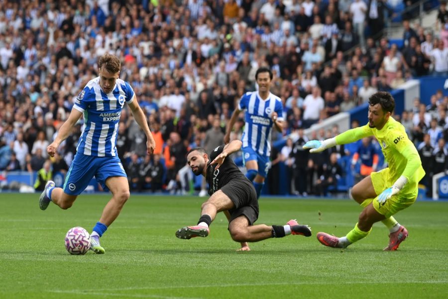 Manchester City 1 Brighton 2: City player ratings from the Amex Stadium.