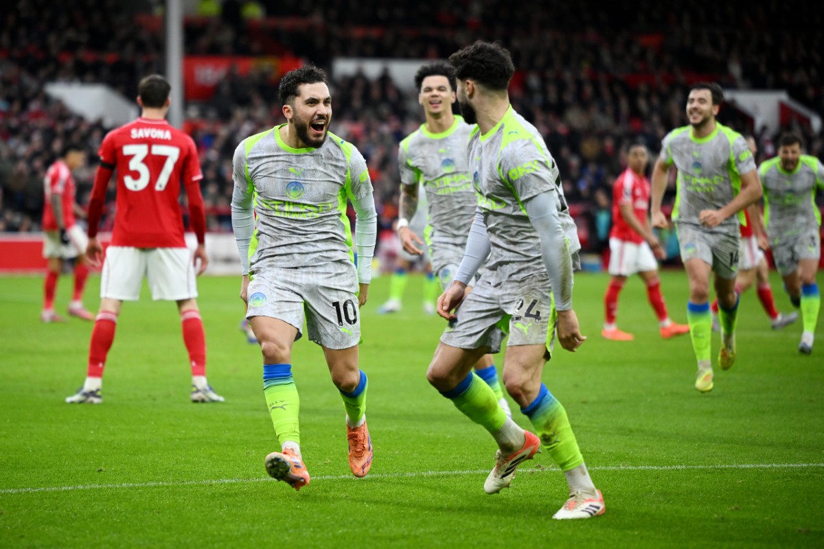 Manchester City 2 Nottingham Forest 1: City player ratings.
