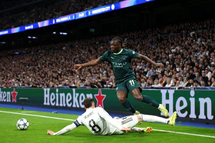 Manchester City are without Jeremy Doku for today's match.