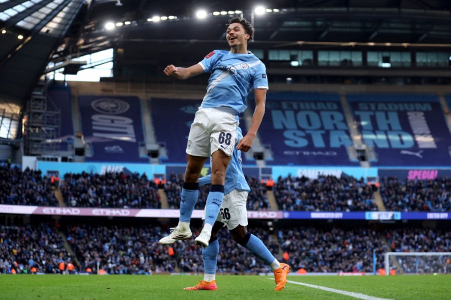 A young centre-back is seizing his opportunity at Manchester City.